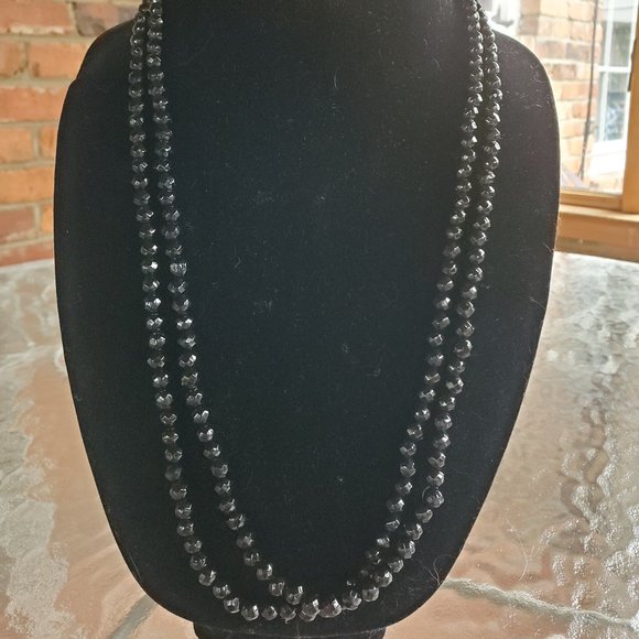 Jewelry | Vintage 193s Black Jet Bead Necklace | Poshmark